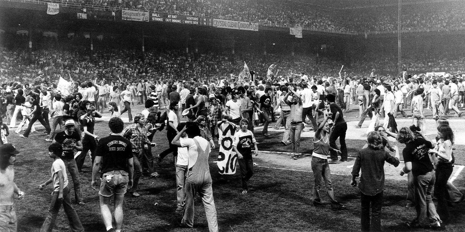 Old Comiskey Park and Disco Demolition Night - The Night Disco Died ...